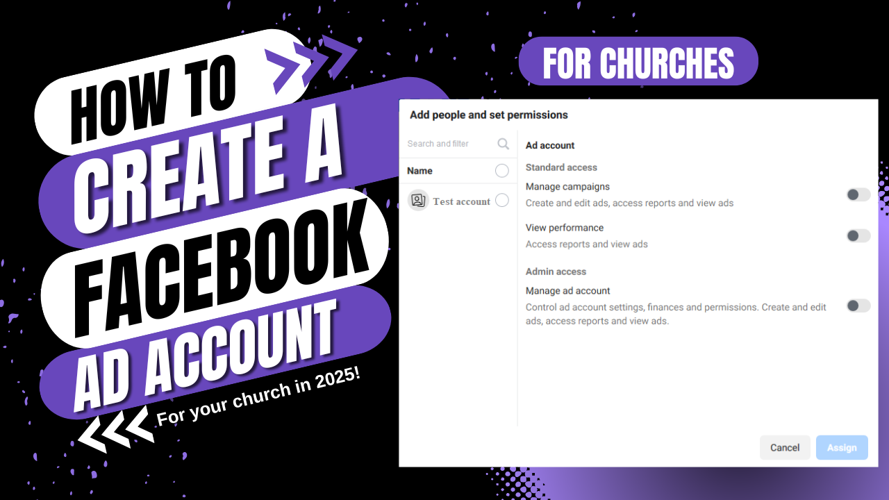 How to create a Facebook ad account for your Church in 2025 - Church ...